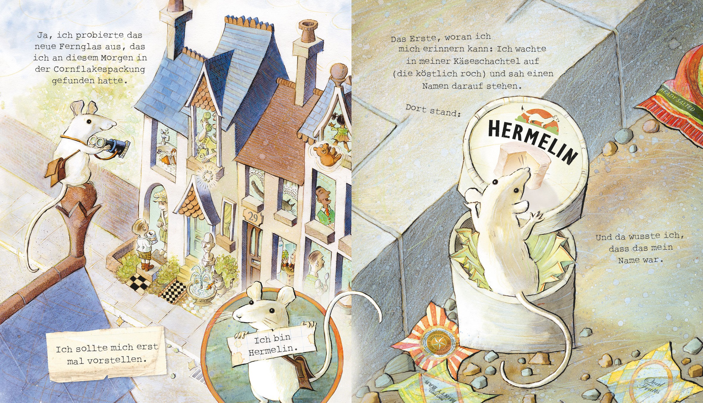 “Hermelin – Der Mäusedetektiv” von Mini Grey (2014) – Testkammer